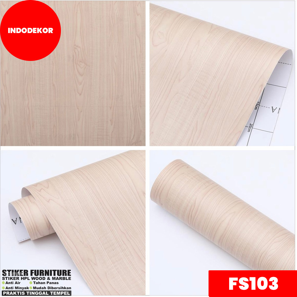 Jual STIKER / STICKER PVC INTERIOR FILM PELAPIS FURNITURE MOTIF KAYU ...