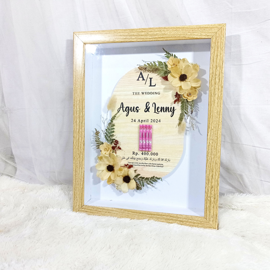 Jual Bingkai mahar pernikahan Rustic - Mahar kekinian | Shopee Indonesia