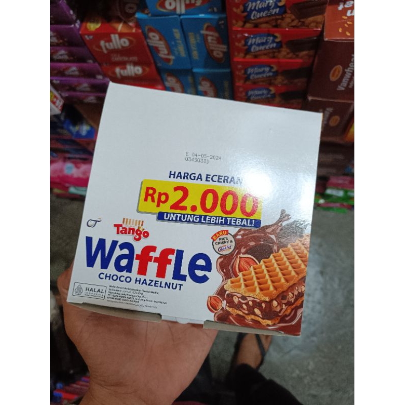 Jual wafer waffle tanggo 1 box isi 12 pcs | Shopee Indonesia