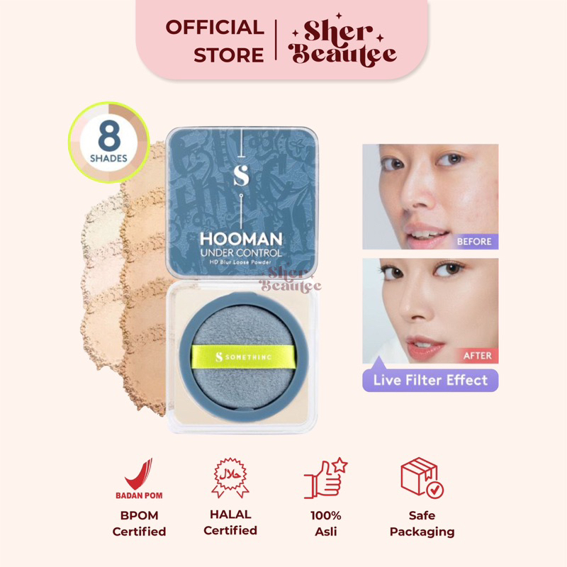 Jual Somethinc Hooman Under Control HD Blur Loose Powder | Shopee Indonesia