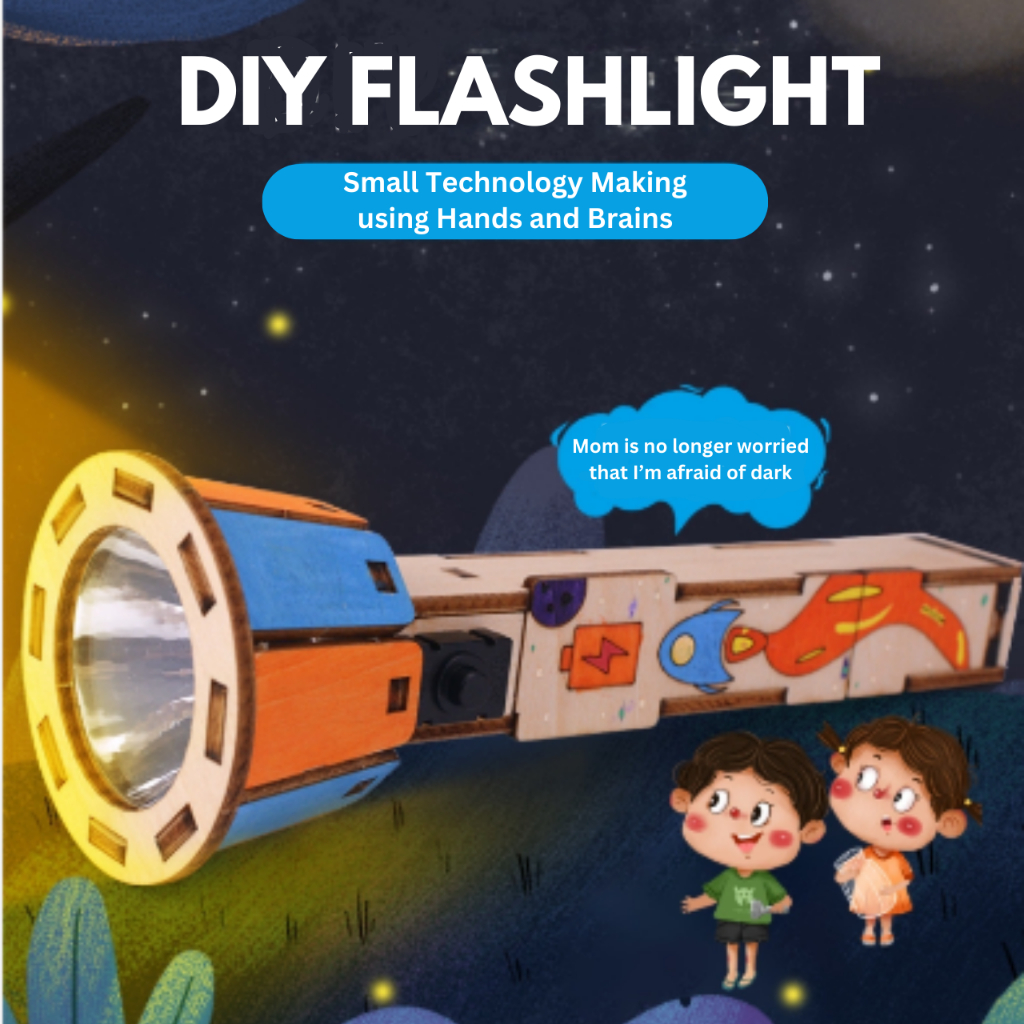 Jual Mainan Edukasi STEM toys Anak Build Your Own Torchlight Flashlight ...