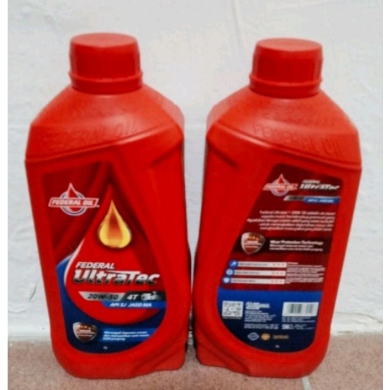 Jual OLI FEDERAL ULTRATEC 0,8 Liter SAE 20W-50 Federal Ultra Tec ...