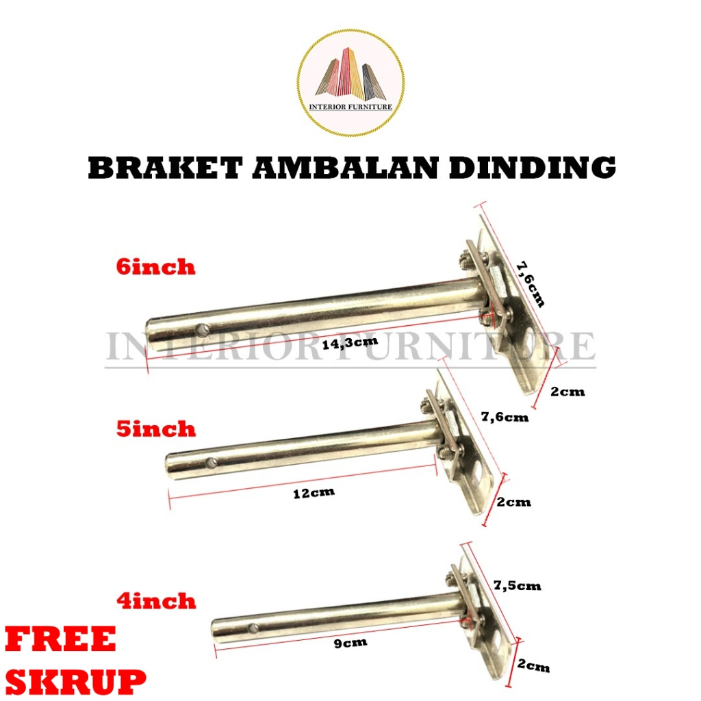 Jual Bracket Ambalan Melayang Floating Shelf Mounting Pen Ambalan ...