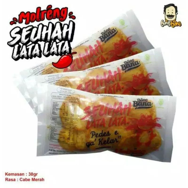Jual Molreng Seuhahlatalata Keripik Cimol Goreng Pedas Cabe Merah 30 ...