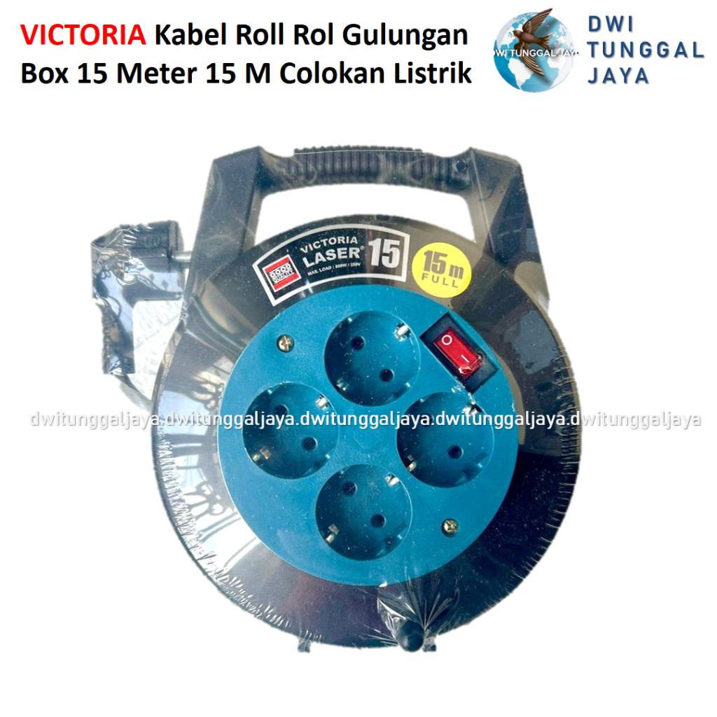 Jual Kabel Roll Gulungan Kabel Box Rol 15 Meter 15 M 15M Colokan ...