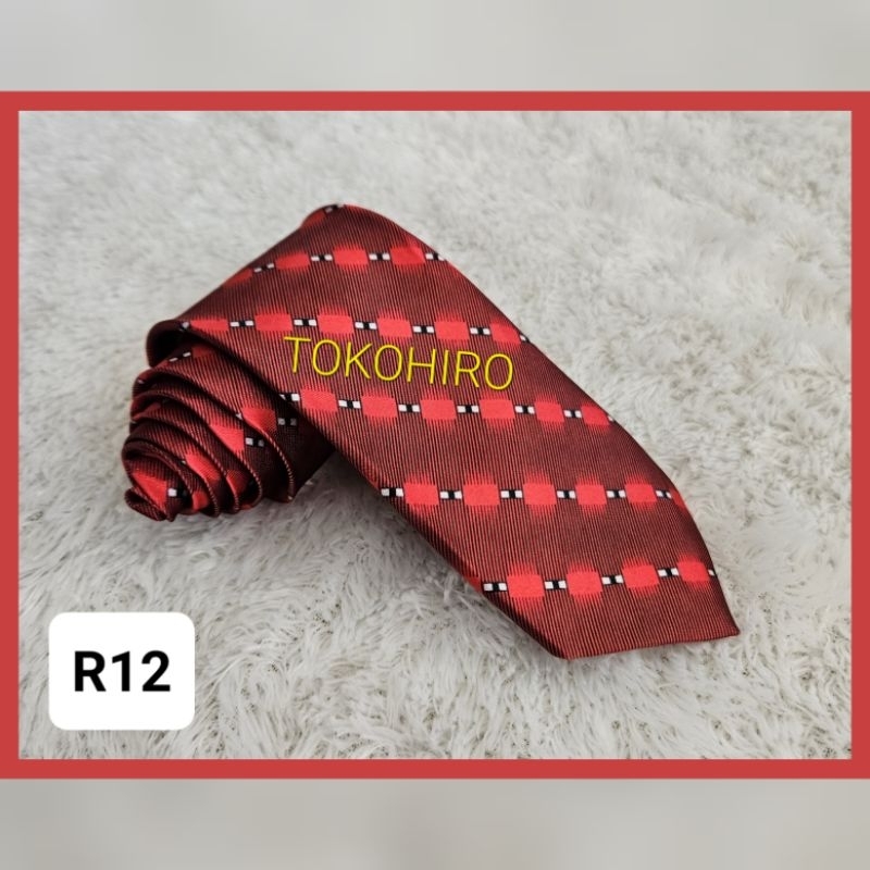 Jual DASI PANJANG PRIA MERAH BAHAN PREMIUM MOTIF GARIS POLKADOT KOTAK ...
