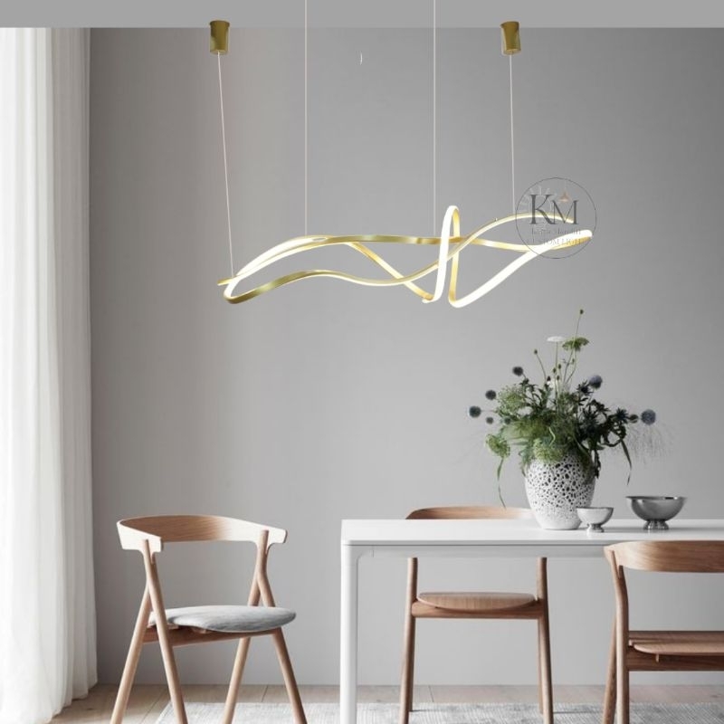 Jual lampu Gantung meja makan / lampu design ulir / lampu Gantung ...