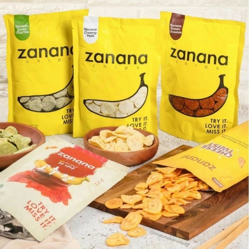 Jual Zanana Chips Keripik Pisang Aneka Rasa by Zanana Chips | Shopee ...
