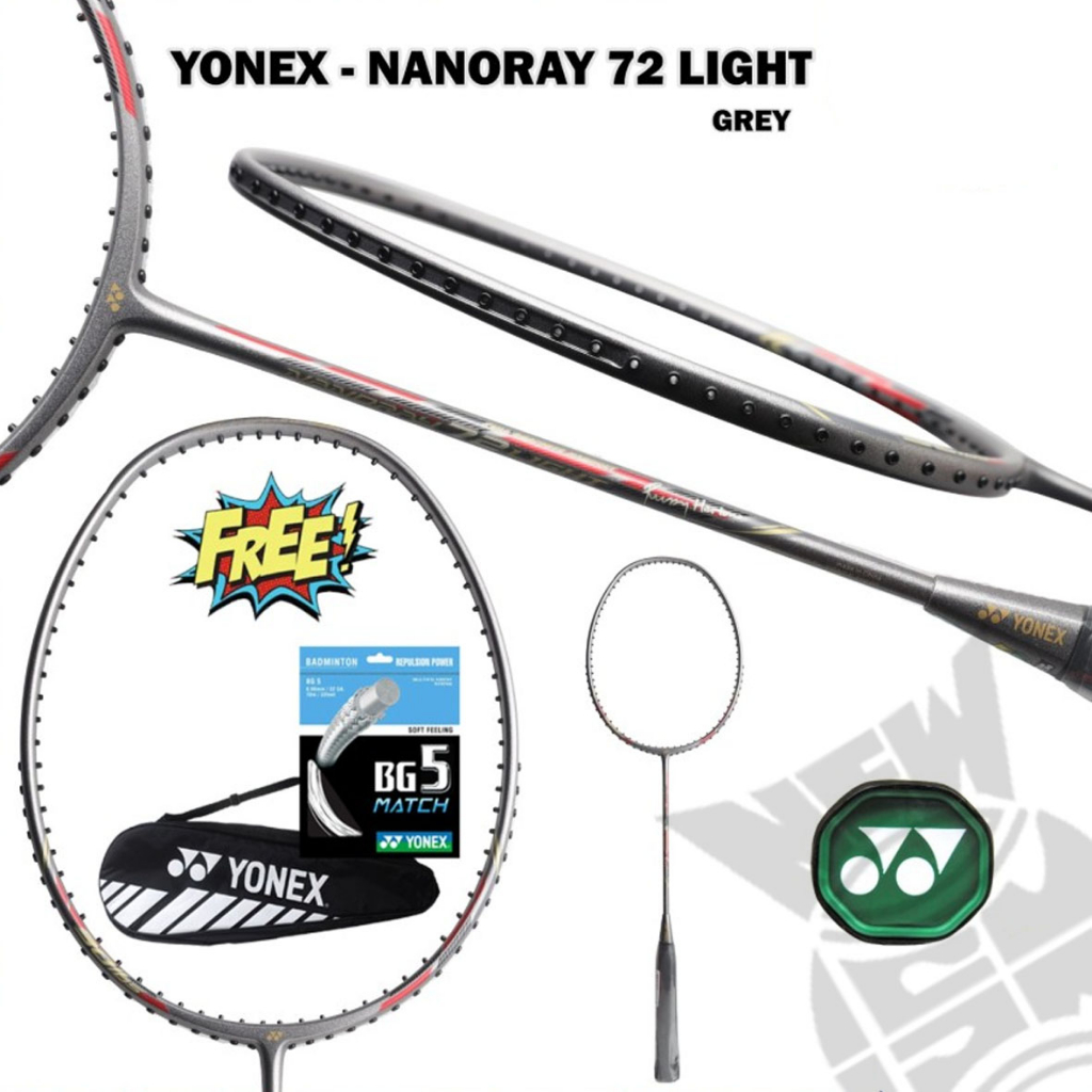 Jual Raket Badminton Yonex Nanoray 72 Light Rudy Series | Shopee Indonesia