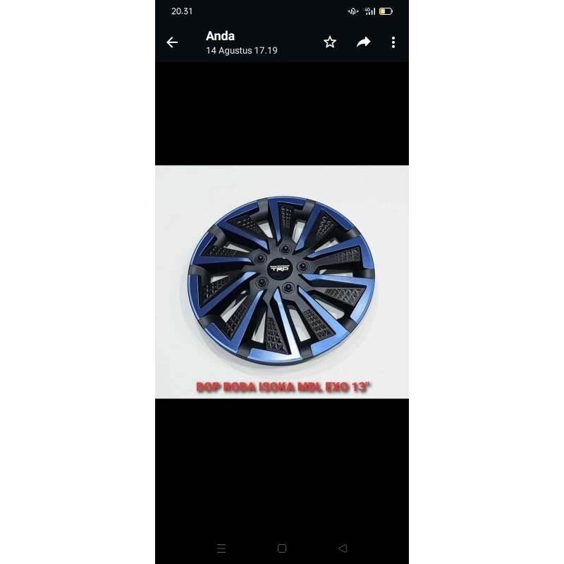 Jual wheeldop dop roda r13 isi 4 pcs | Shopee Indonesia