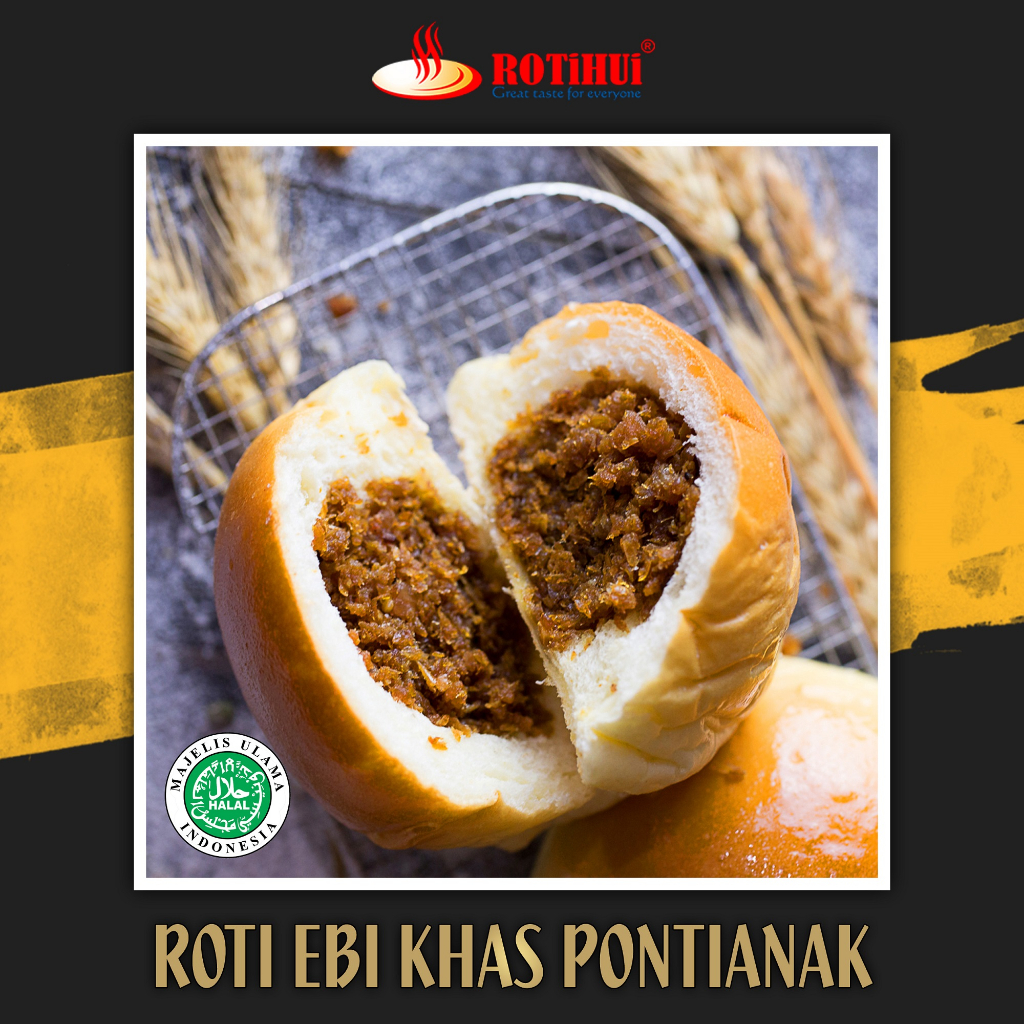 Jual ROTI EBI KHAS PONTIANAK ROTIHUI 10 PCS | Shopee Indonesia