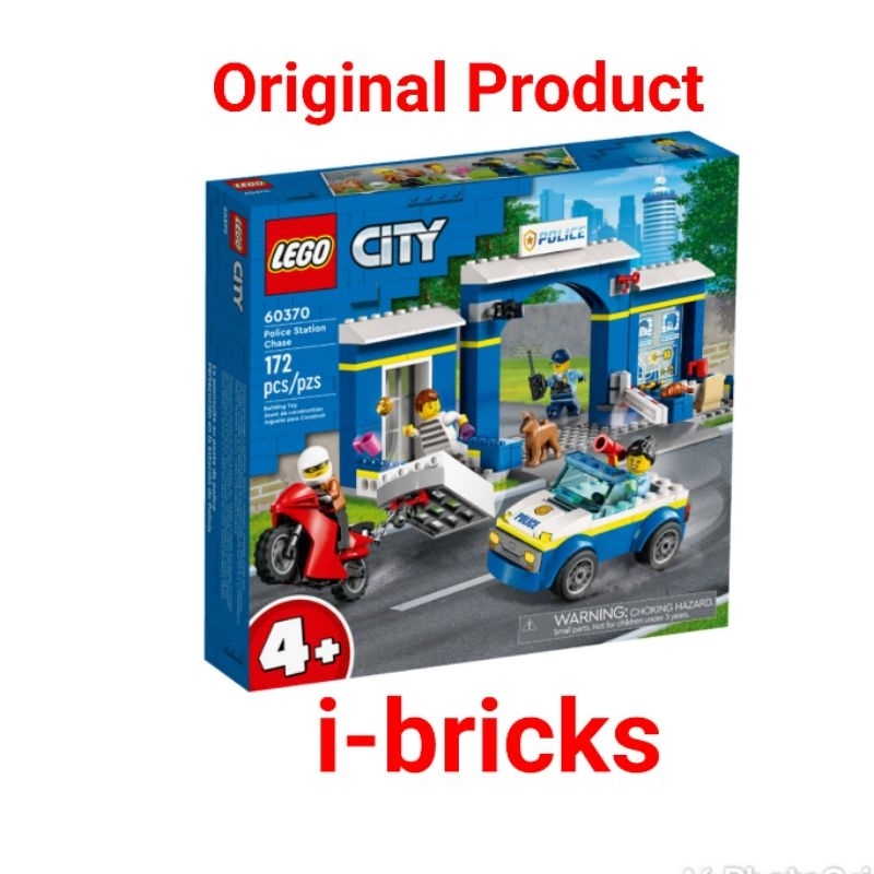 Jual LEGO City 60370 Police Station Chase | Shopee Indonesia