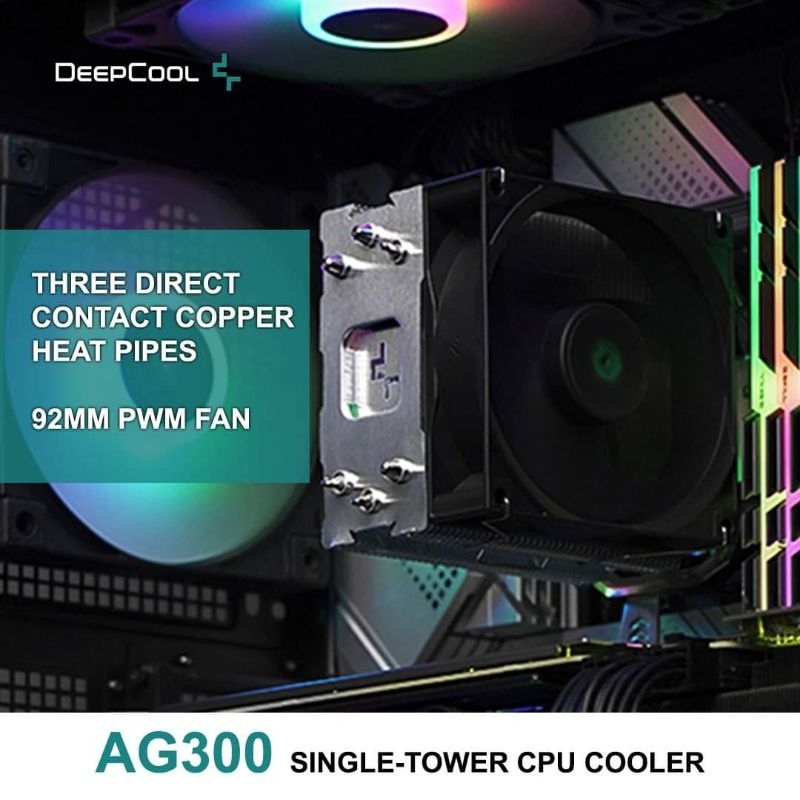 Jual DEEPCOOL AG300 CPU COOLER | Shopee Indonesia