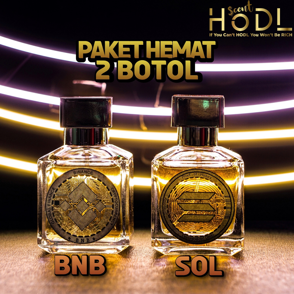 Jual Parfum Original HODL Scent Varian BNB Dan SOL Original // Farpum ...