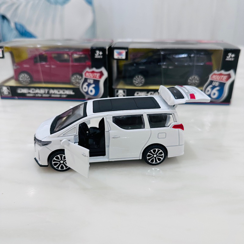 Jual MAINAN ANAK MOBIL ALPHARD DIE CAST 1:32 PULL BACK BISA BUKA PINTU ...