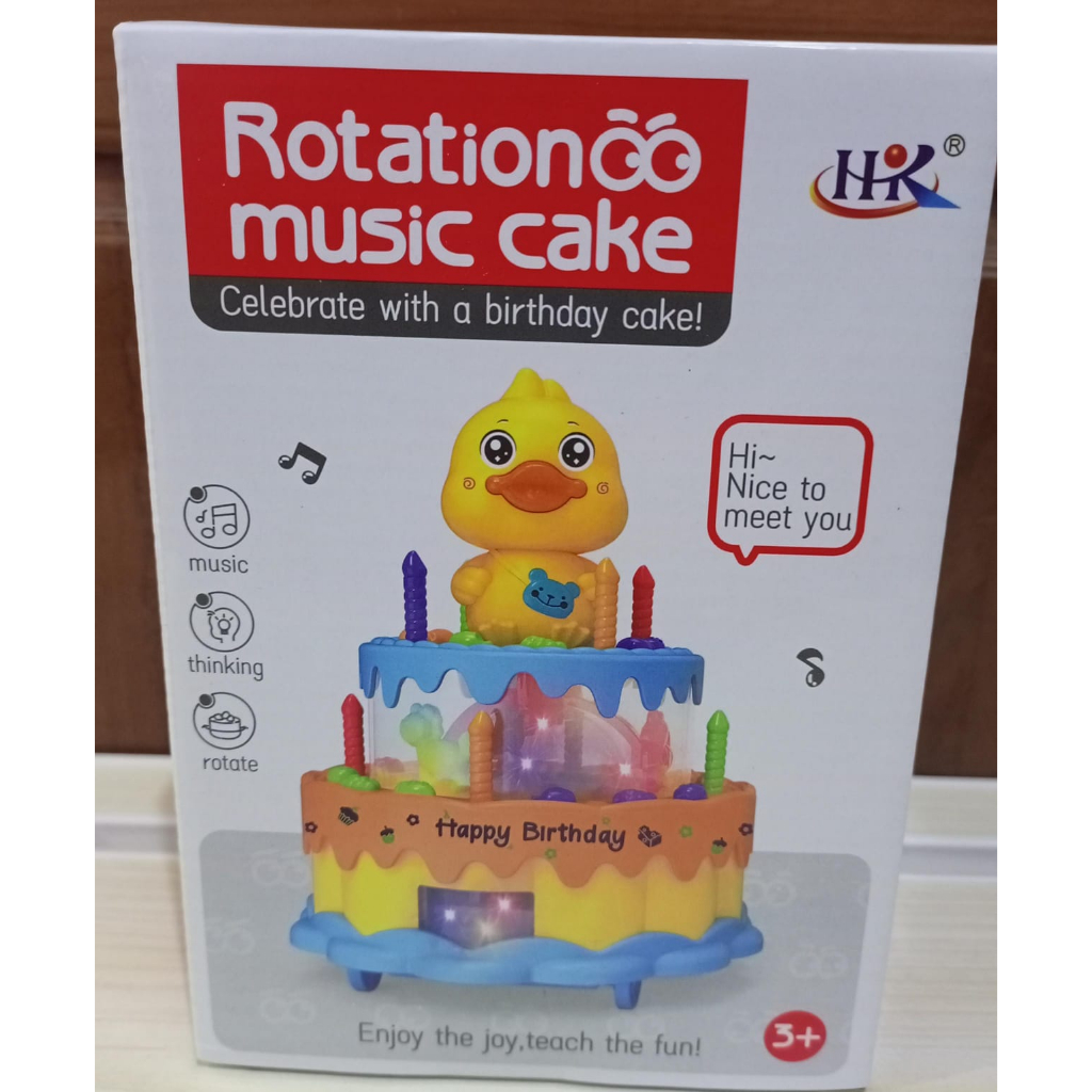 Jual MAINAN ANAK BEBEK ROTATION BO CAKE KUE ULANG TAHUN HAPPY BIRTHDAY ...