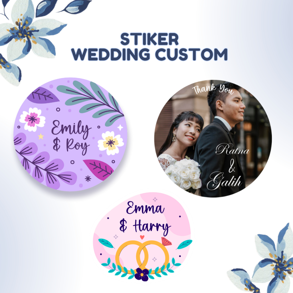 Jual Cetak Stiker Wedding | Cetak Stiker Wedding A3+ | Stiker Souvenir ...