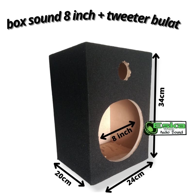 Jual Box sound 8 inch tweeter bulat karpet | Shopee Indonesia