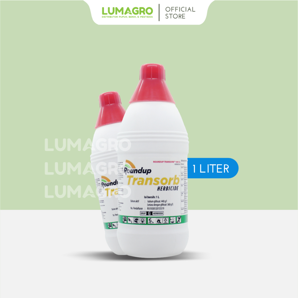 Jual Herbisida Roundup Transorb 440SL 1L Kalium Glifosat Pengendali ...