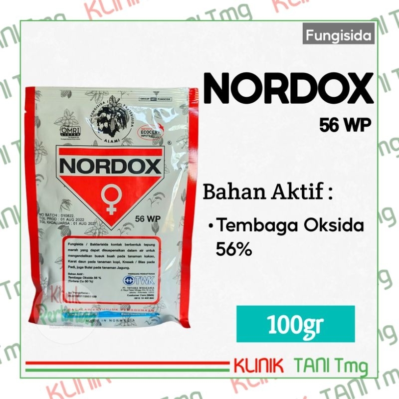 Jual NORDOX 56WP - 100gr | FUNGISIDA / BAKTERISIDA BERBAHAN AKTIF ...