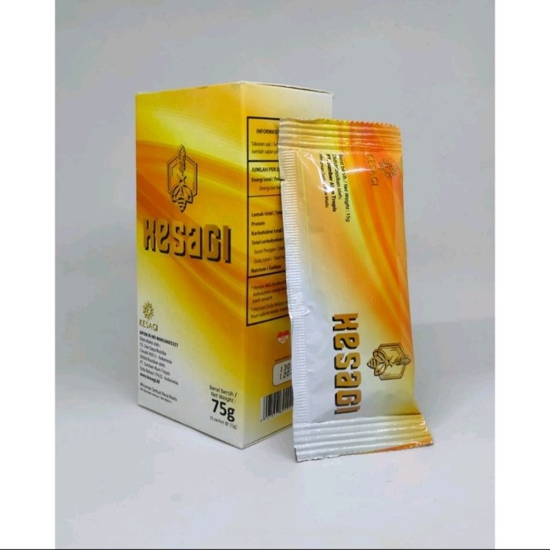 Jual MADU Kesagi isi 5 sachet 75g ORIGINAL | Shopee Indonesia