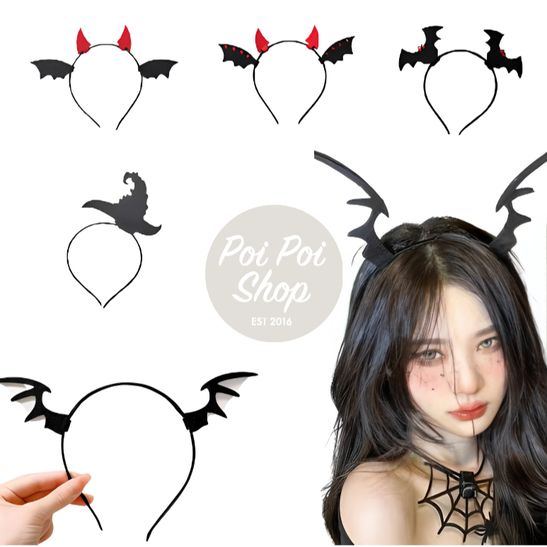 Jual Bando Halloween Devil Lucu Vampir Drakula Tanduk Aksesoris Rambut ...