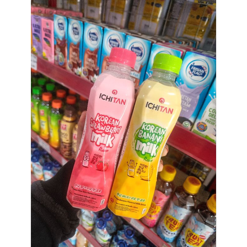 Jual ICHITAN KOREAN MILK/ICHITAN BANANA MILK/ICHITAN STRAWBERRY MILK ...