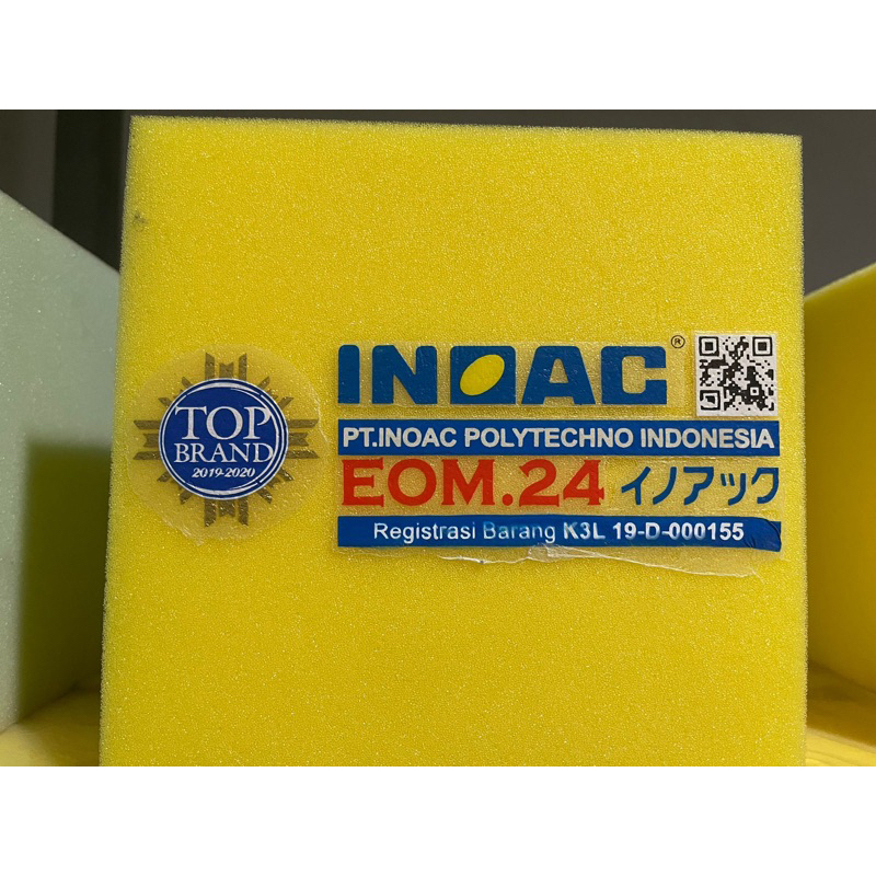 Jual Kasur Busa Inoac EOM Yellow Density 24 Lurus dan Lipat Ukuran ...
