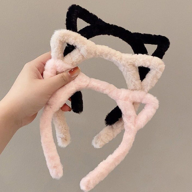 Jual bb03-BandoLucuKarakter Hewan Bulu Halus Bando Motif Kuping Kucing ...