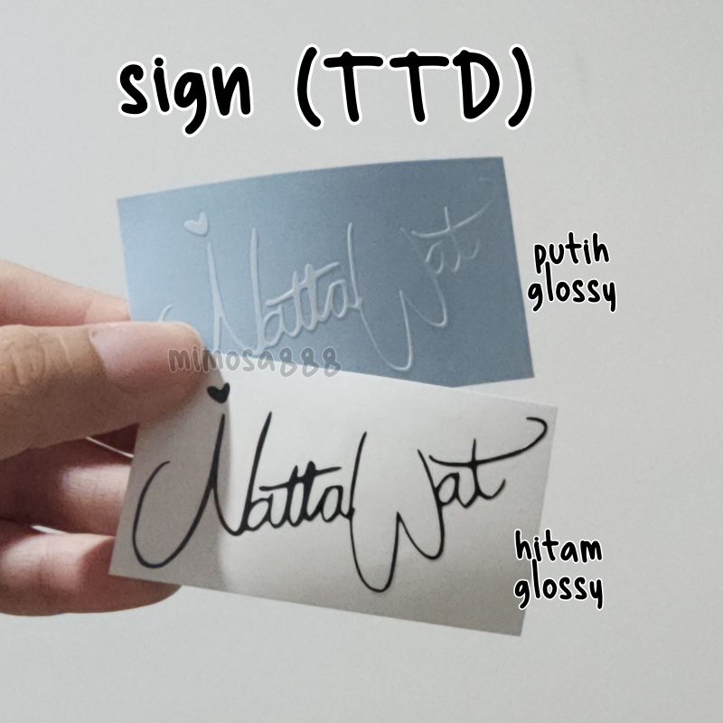 Jual [cutting sticker] Fourth Nattawat edition | Shopee Indonesia