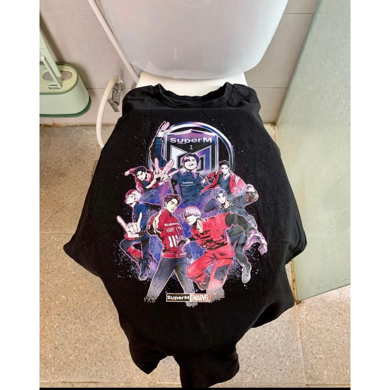 Jual KAOS MARVEL RARE COLLAB SUPER M BTS K POP ARTIS KOREA | Shopee ...