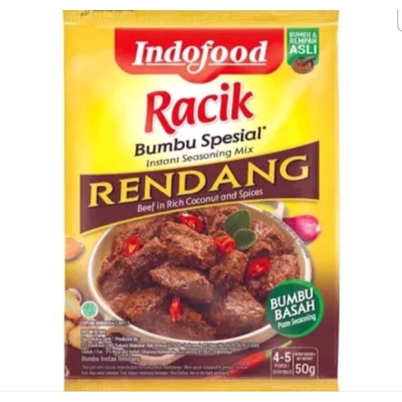 Jual indofood racik bumbu special rendang 50gr | Shopee Indonesia