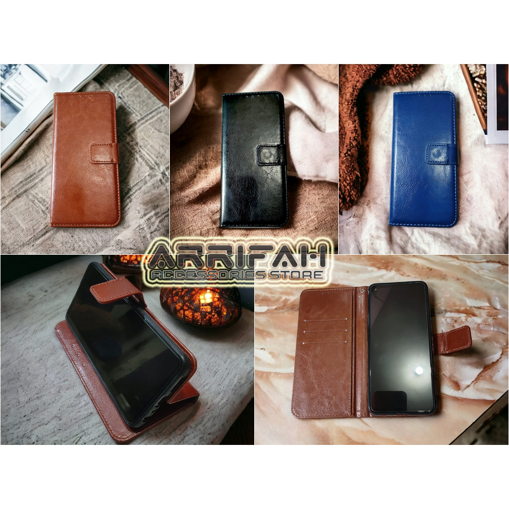 Jual REALME C20/C11 2021 FLIP COVER WALLET LEATHER CASE DOMPET HP KULIT ...