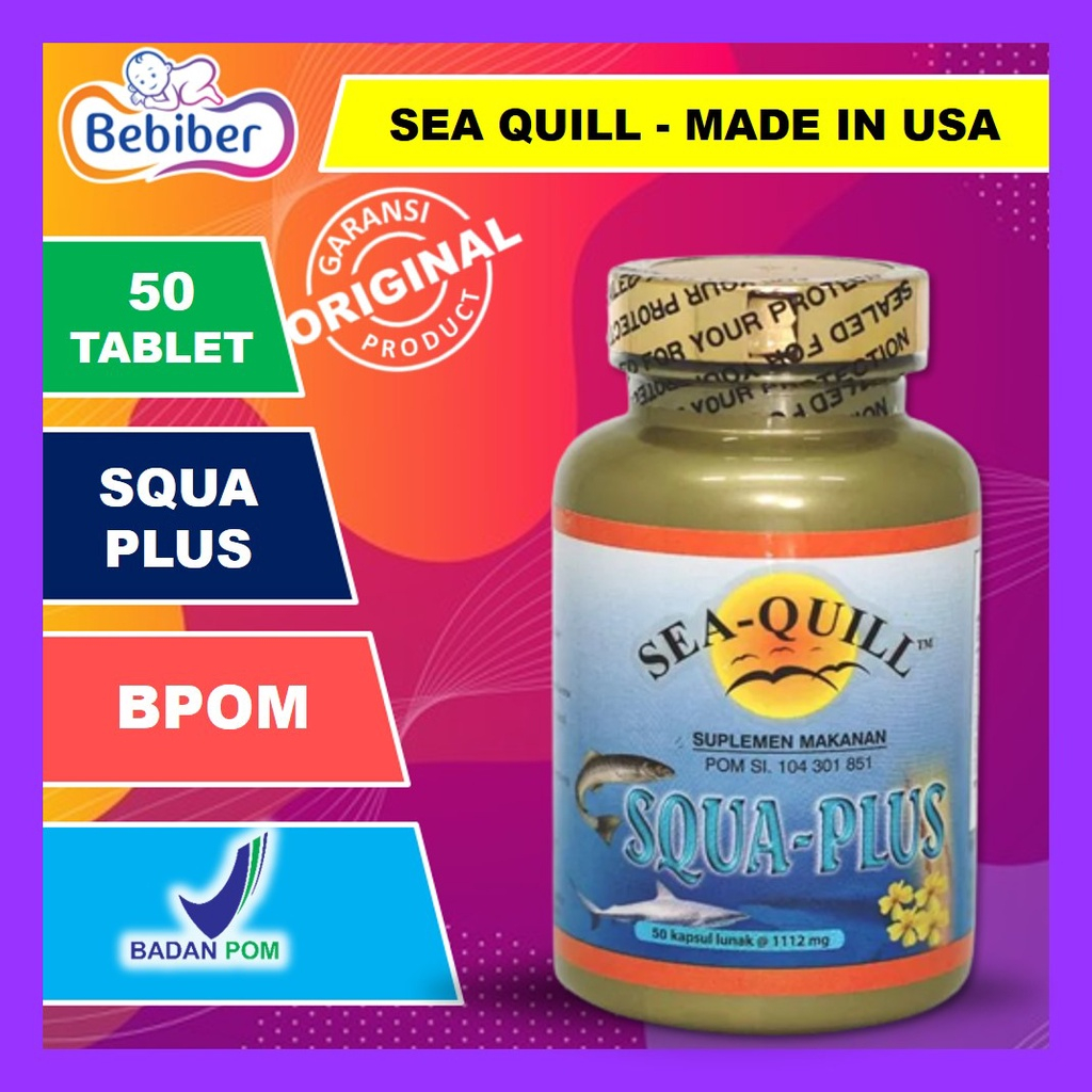 Jual Sea-Quill Squa Plus Isi 50 Tablet / Sea Quill Squaplus / Seaquill ...
