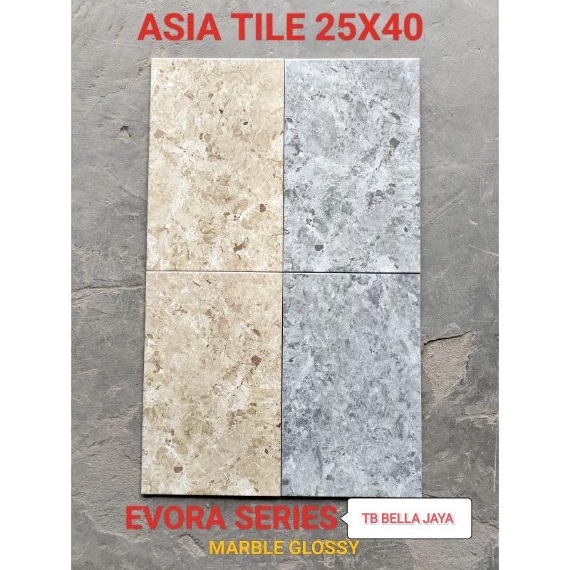 Jual Keramik Dinding Licin Asia Tile Evora Series Ukuran 2540 | Shopee Indonesia