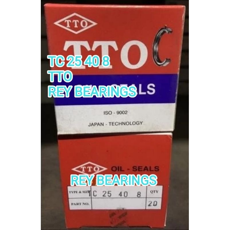 Jual Oil seal TC 25 40 8 merk TTO | Shopee Indonesia