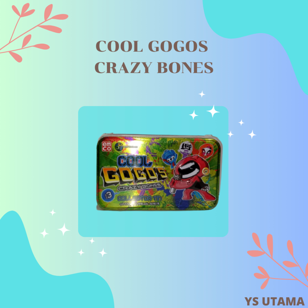Jual Gogo's Cool Crazy Bones collector tin figure gogos kaleng | Shopee ...