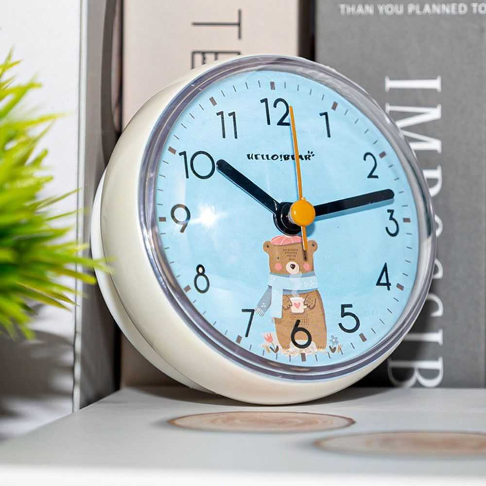 Jual Jam Dinding Kamar Lucu Tempel Cermin Keramik Tahan Air Waterproof ...