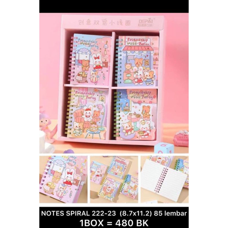 Jual Memo spiral/memo ring book/memo lucu/note book/buku spiral uk ... Jual Memo spiral/memo ring book/memo lucu/note book/buku spiral uk ...