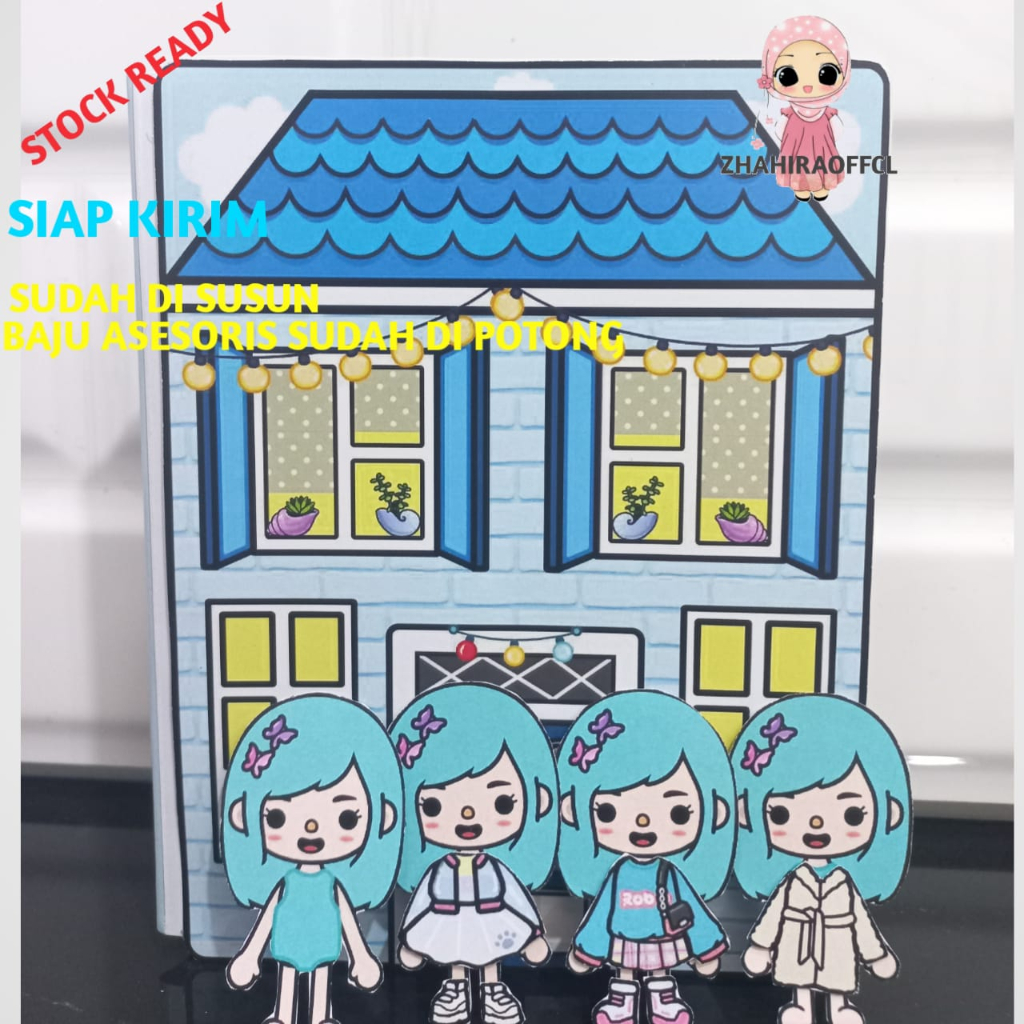 Jual TOCA BLUE SERIES/TOCA BOCA LIFE WORLD/BUSY BOOK PAPER DOLLS HOUSE ...