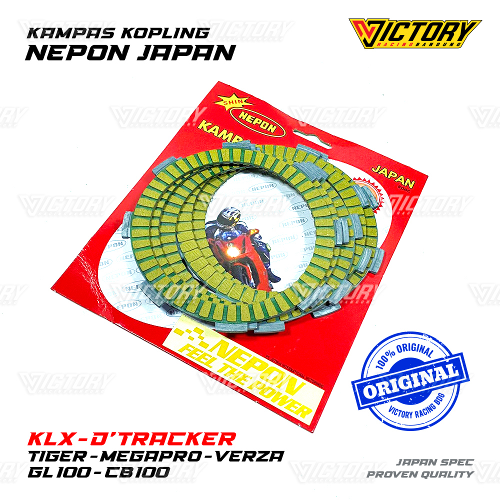 Jual kampas kopling racing klx verza megapro tiger cb100 gl100 nepon japan | Shopee Indonesia