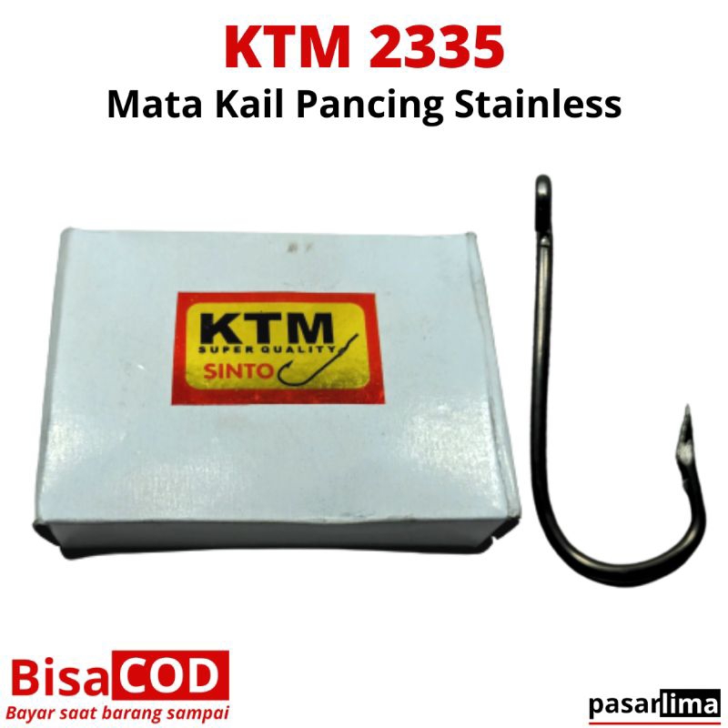 Jual KTM 2335 Mata Kail Pancing Stainless | Shopee Indonesia