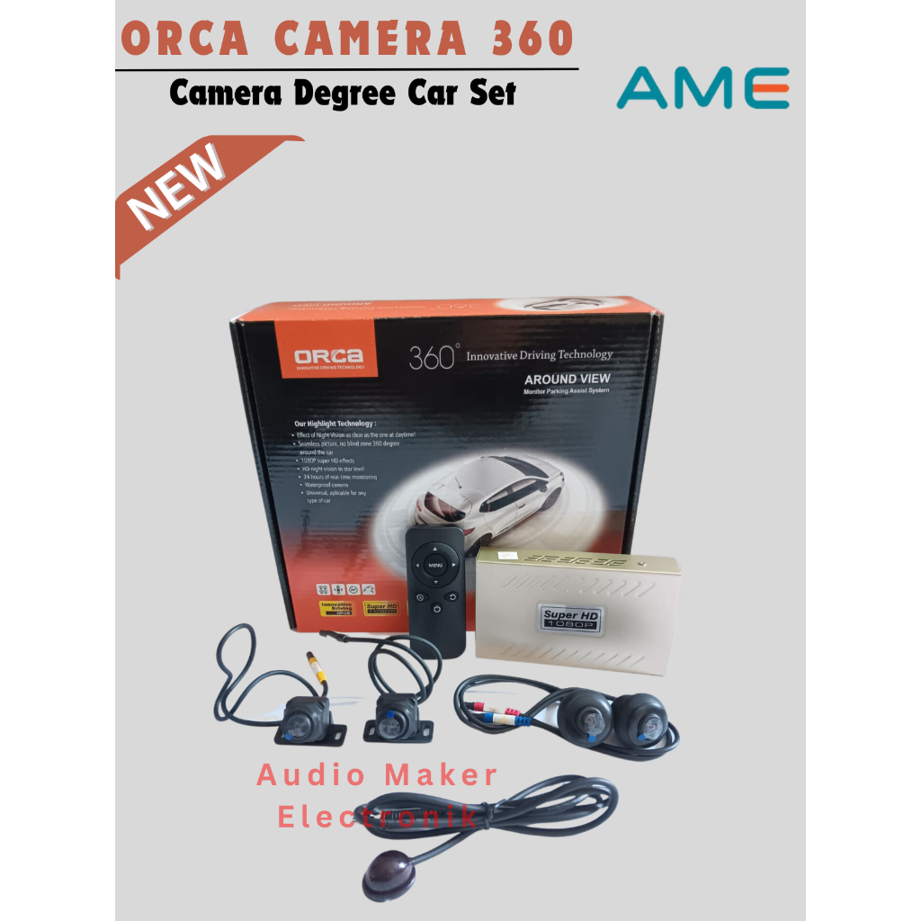 Jual Kamera ORCA 360 Derajat Bird Birds Eye View Recording Camera ...