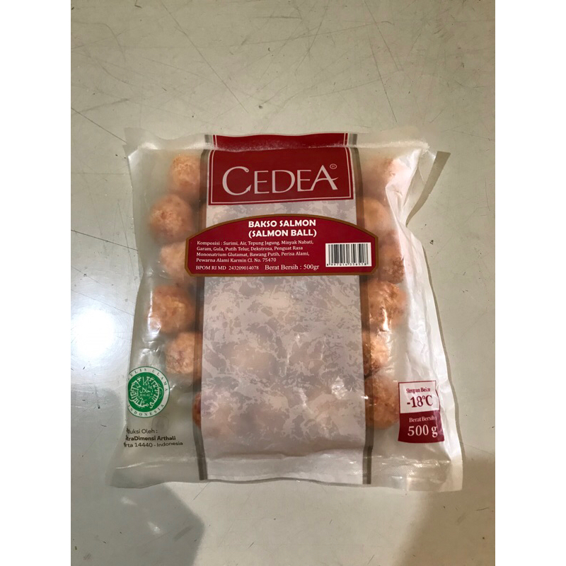 Jual CEDEA SALMON BALL 500GR | Shopee Indonesia