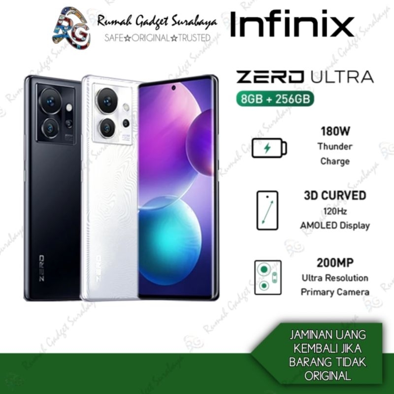 Jual Infinix Zero Ultra 5G 8/256GB – Dimensity 920 - 180W Thunder Charge - 200 MP Ultra ...