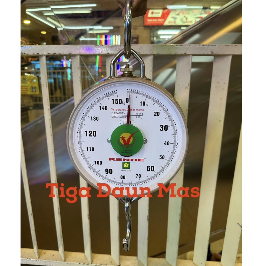 Jual Timbangan Gantung Jarum Kualitas Vietnam Renhe 150 Kg | Shopee Indonesia