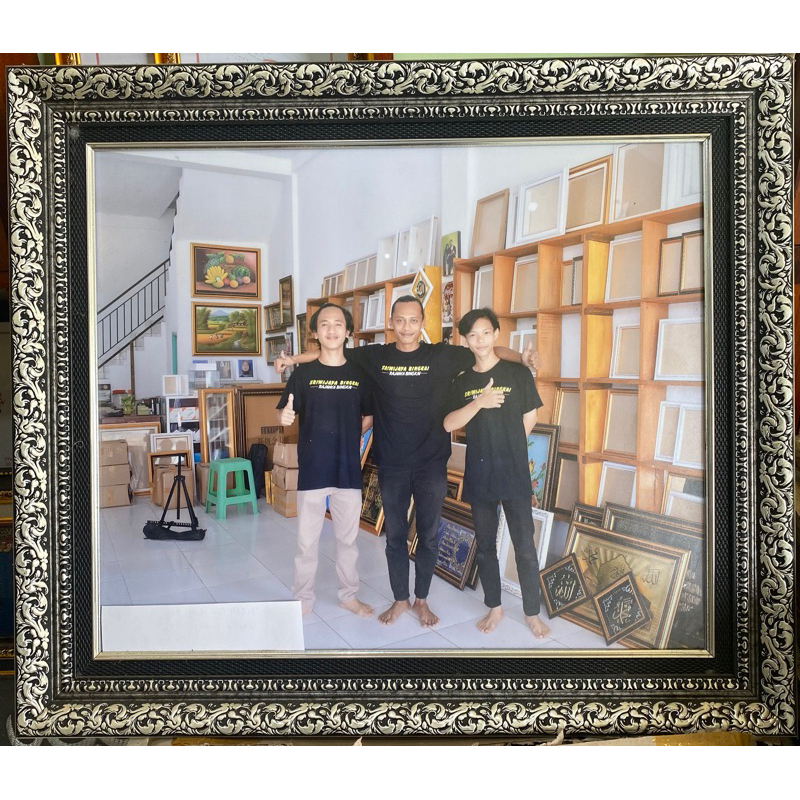 Jual Frame photo Premium Ukir Size 32R (60x80) cm / Bingkai Photo Fiber ...