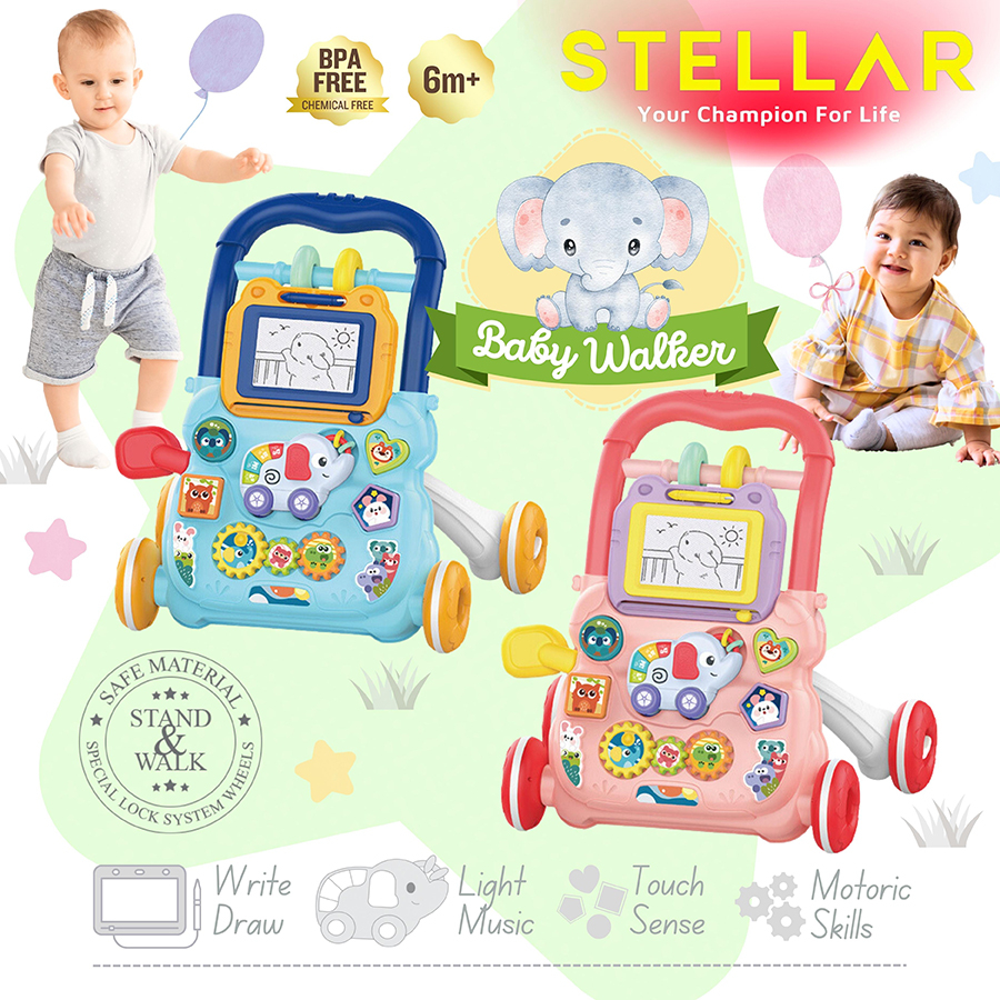 Jual Alat Bantu Latihan Jalan Mainan Dorong Anak Bayi | Baby Push ...