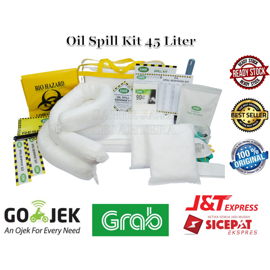 Jual Oil Spill Kit 45 Liter Oil Spill Kit 45L Kemasan Soft Bag Harga Murah | Shopee Indonesia