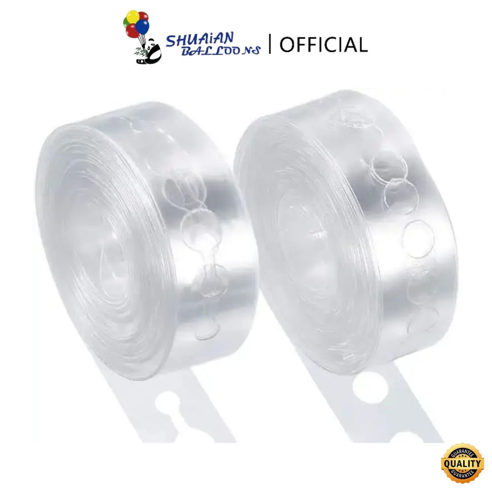 Jual SHUAIAN Klip Balon Rantai Klip Balon 5 Meter Balloon Chain Tape ...